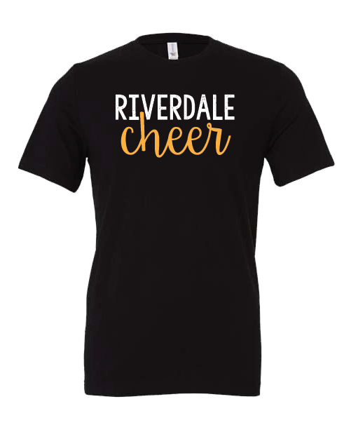 GLITTER Riverdale Rams Cheer t-shirt Script – Radqc