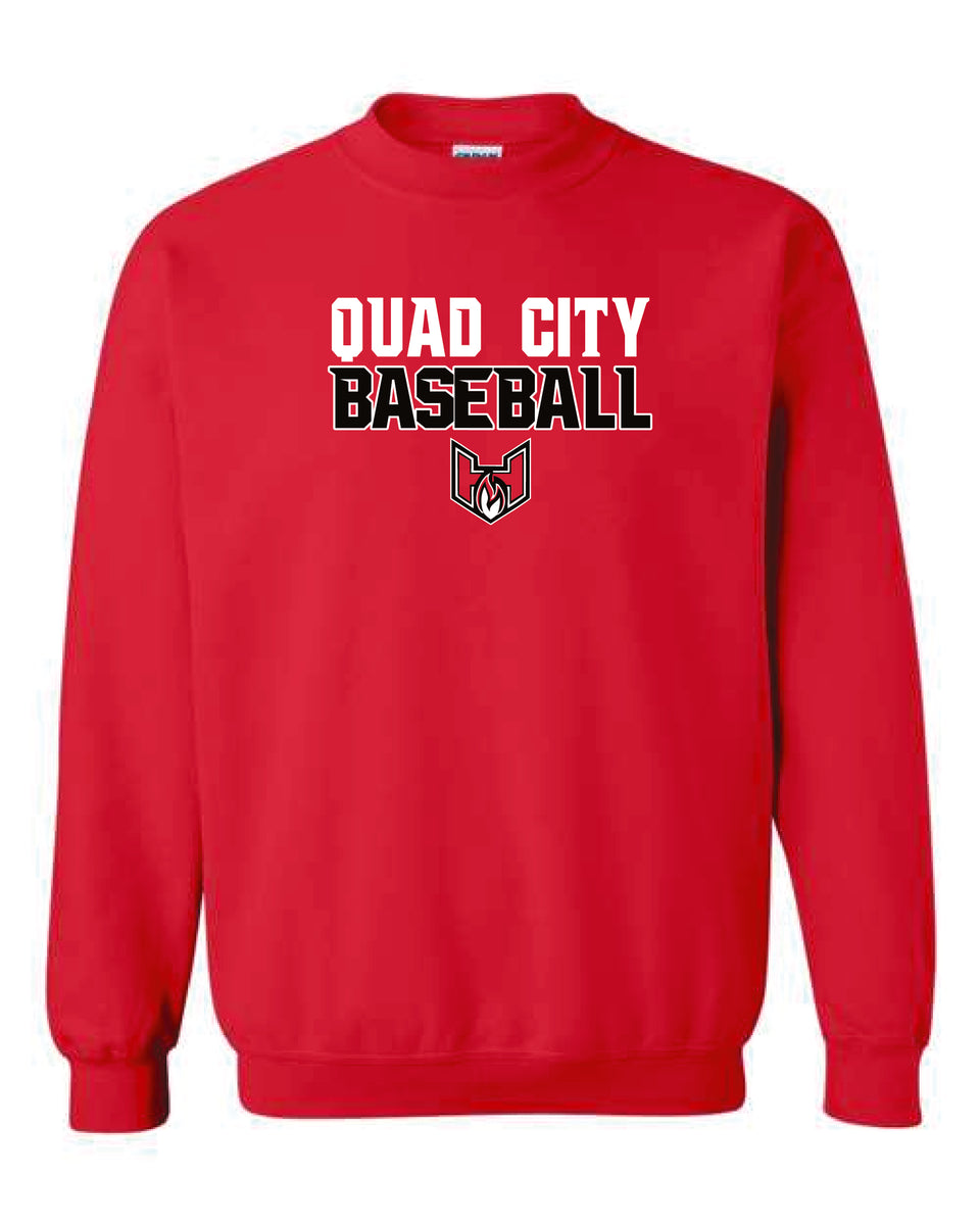 Quad City Heat - "Stacked Logo" Crewneck Sweatshirt – Radqc